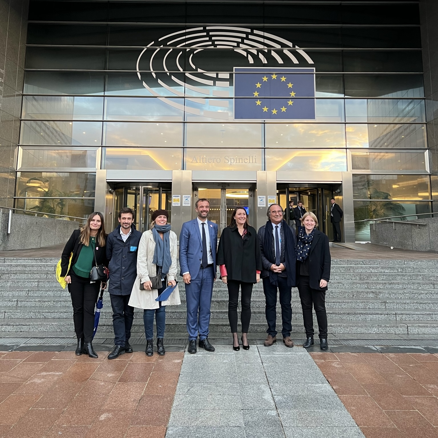 Présentation de la candidature aux instances européennes à Bruxelles ...